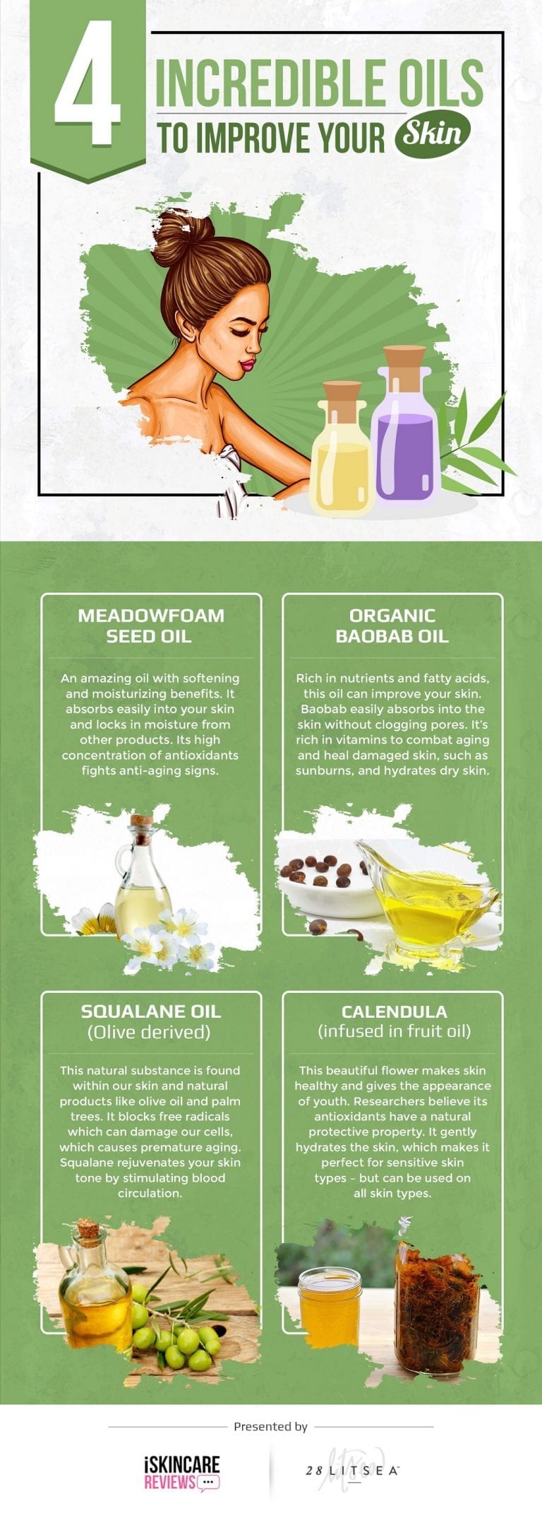 Try These 4 Incredible Oils to Improve Your Skin - iSkinCareReviews